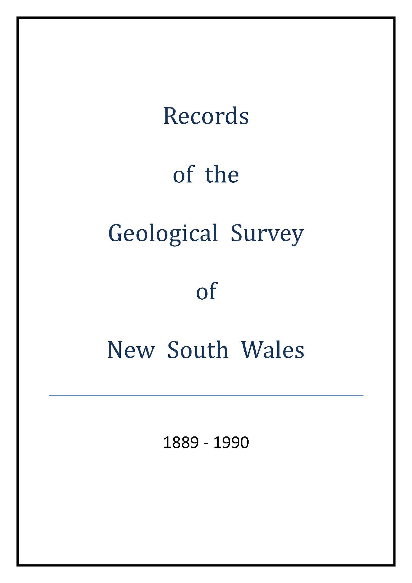 DIGS Geological Survey of NSW Search